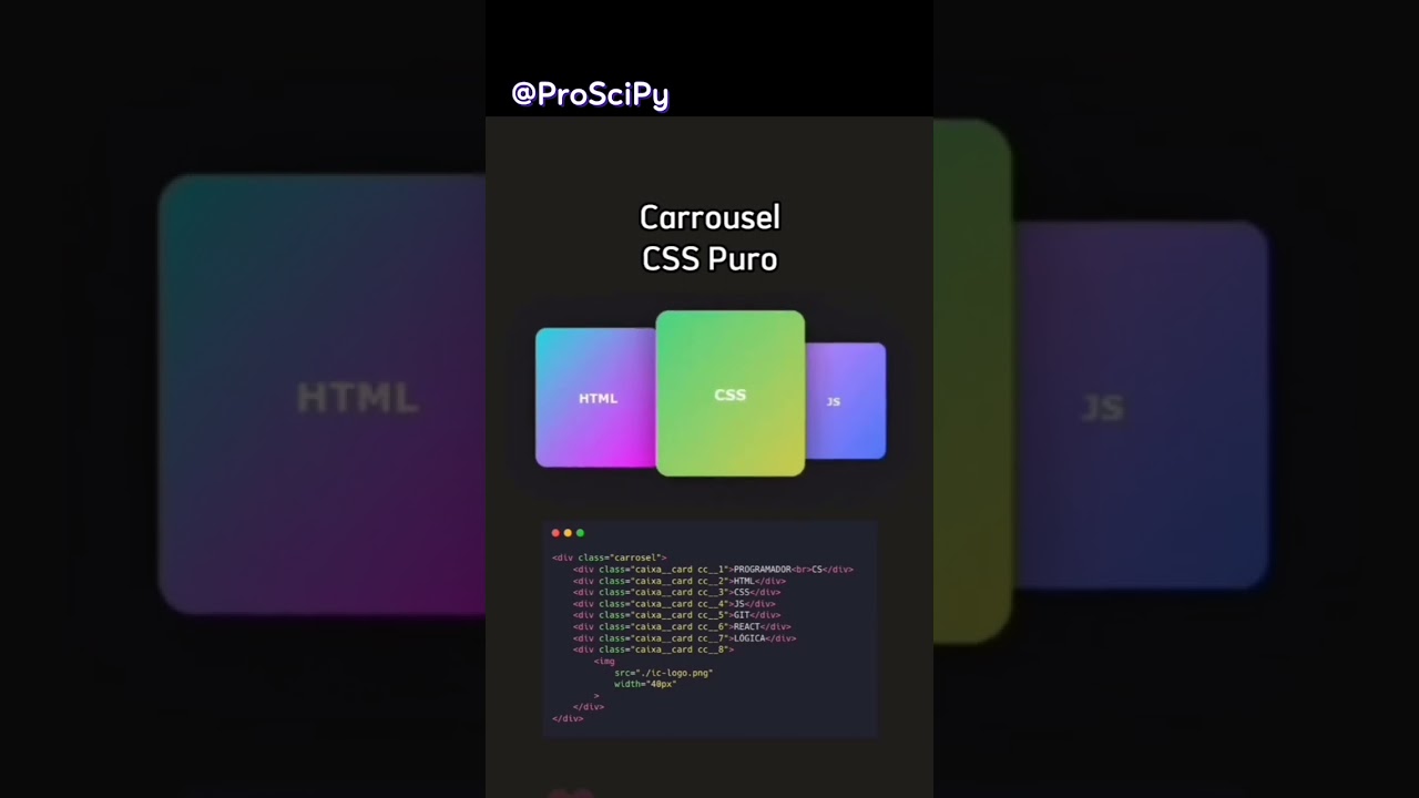 Cards using css, html and javascript | @ProSciPy | #html #css #javascript #programming