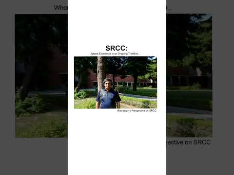 SRCC: Where Excellence is an Ongoing Tradition... | #shorts