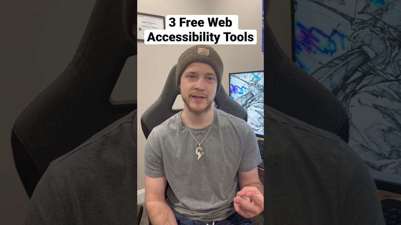 Free tools to help make your website more accessible. #Accessibility #A11y #DigitalAccessibility