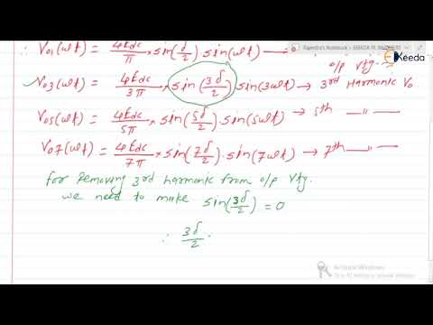Exploring Single Pulse Width Modulation Technique : Harmonic Content In Output Voltage - GATE ...