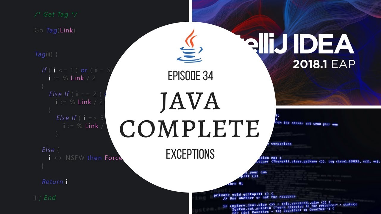 Java Complete Tutorial Ep. 34 - Exceptions