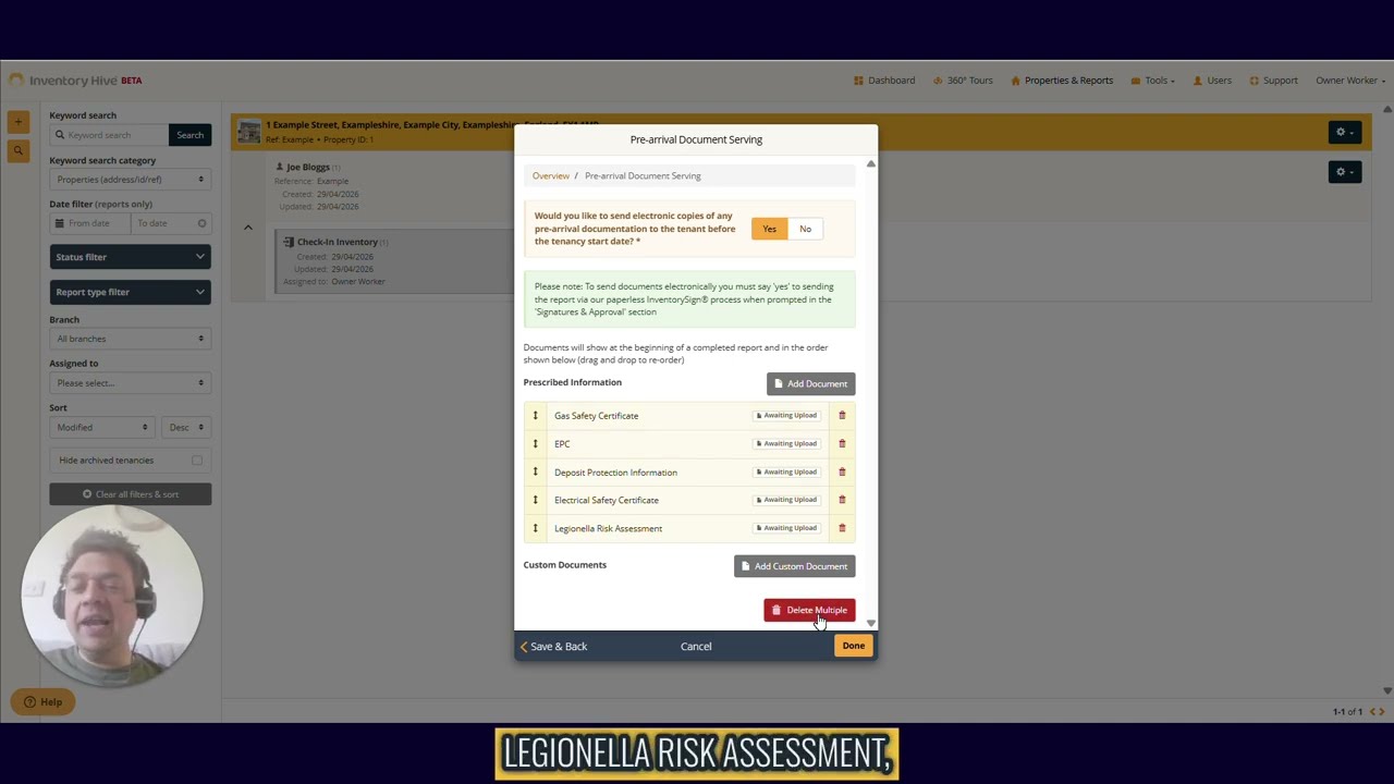 Inventory Hive | How to Serve Pre Arrival Documents Electronically