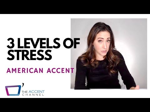 3 Levels Of Syllable Stress In English