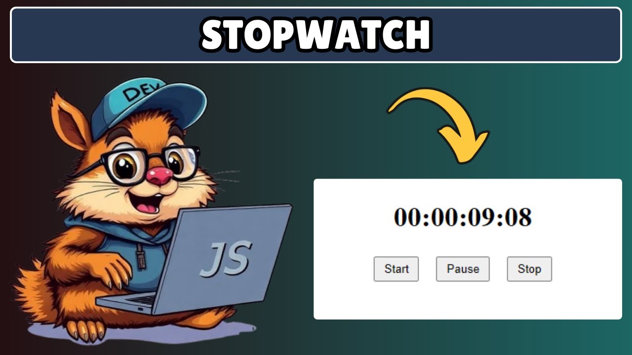 How to Create Stopwatch in Javascript