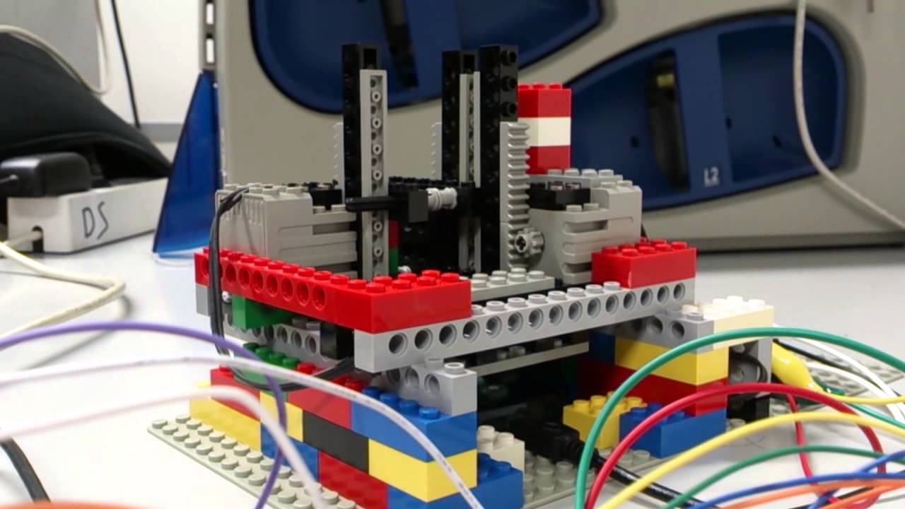 PIN-code robot in action