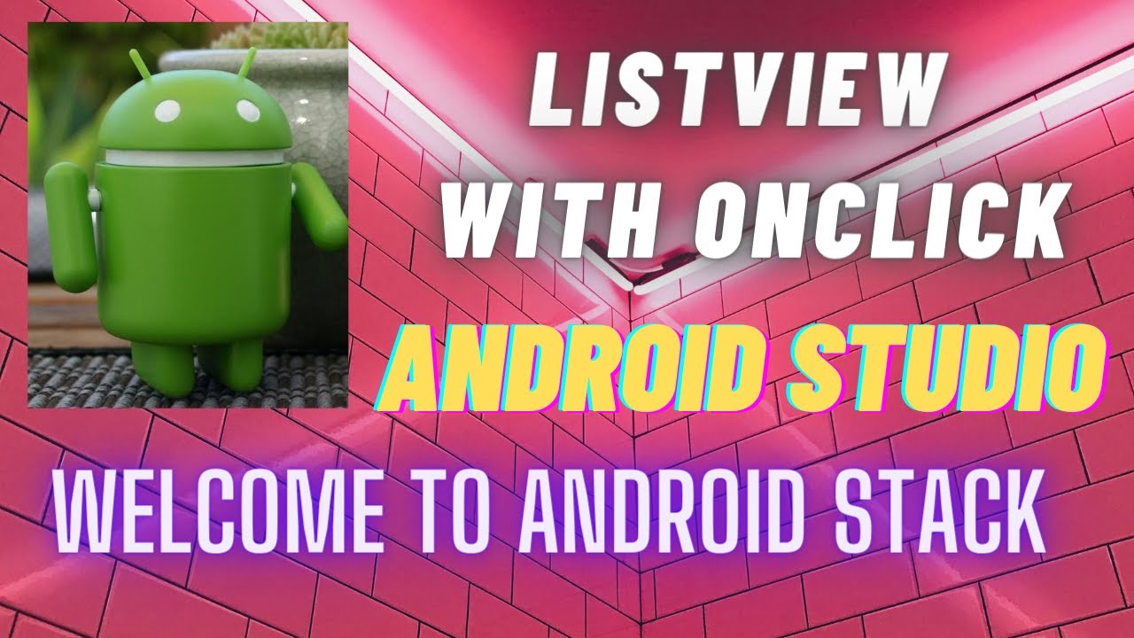 Listview in Android| Listview and OnClick Item| Android Tutorial | Android ListView and ArrayAdapter