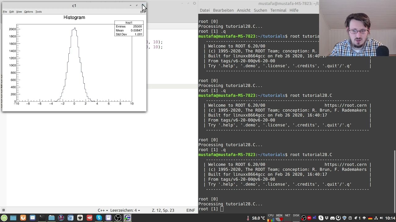 CERN ROOT Tutorial 31: Histogram Arithmetic
