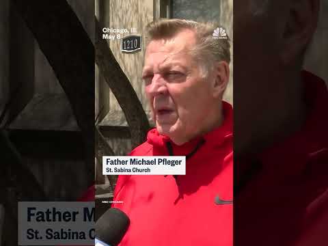 Father Michael Pfleger in Chicago speaks on Chicago native becoming pope