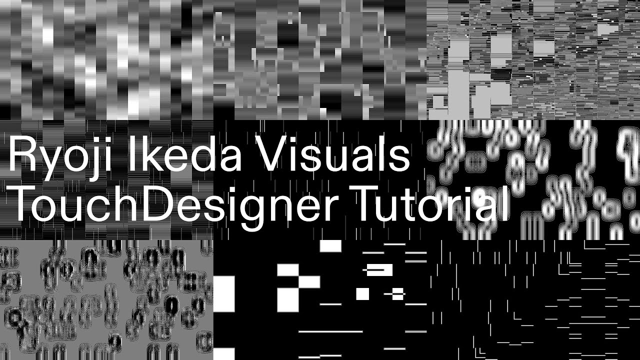 Ryoji Ikeda Style Visuals - TouchDesigner Tutorial (Beginner Friendly)