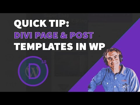 Quick Tip: How To Create Templates Using Divi