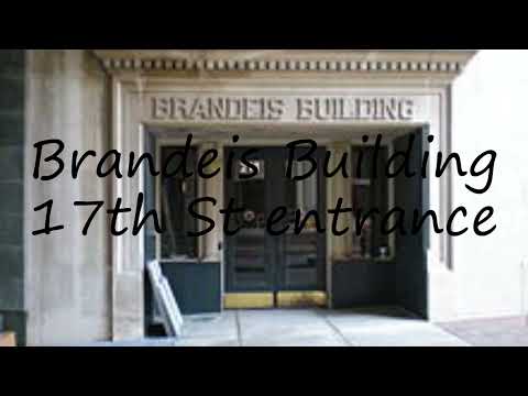 How to pronounce Brandeis Building 17th St entrance in English?