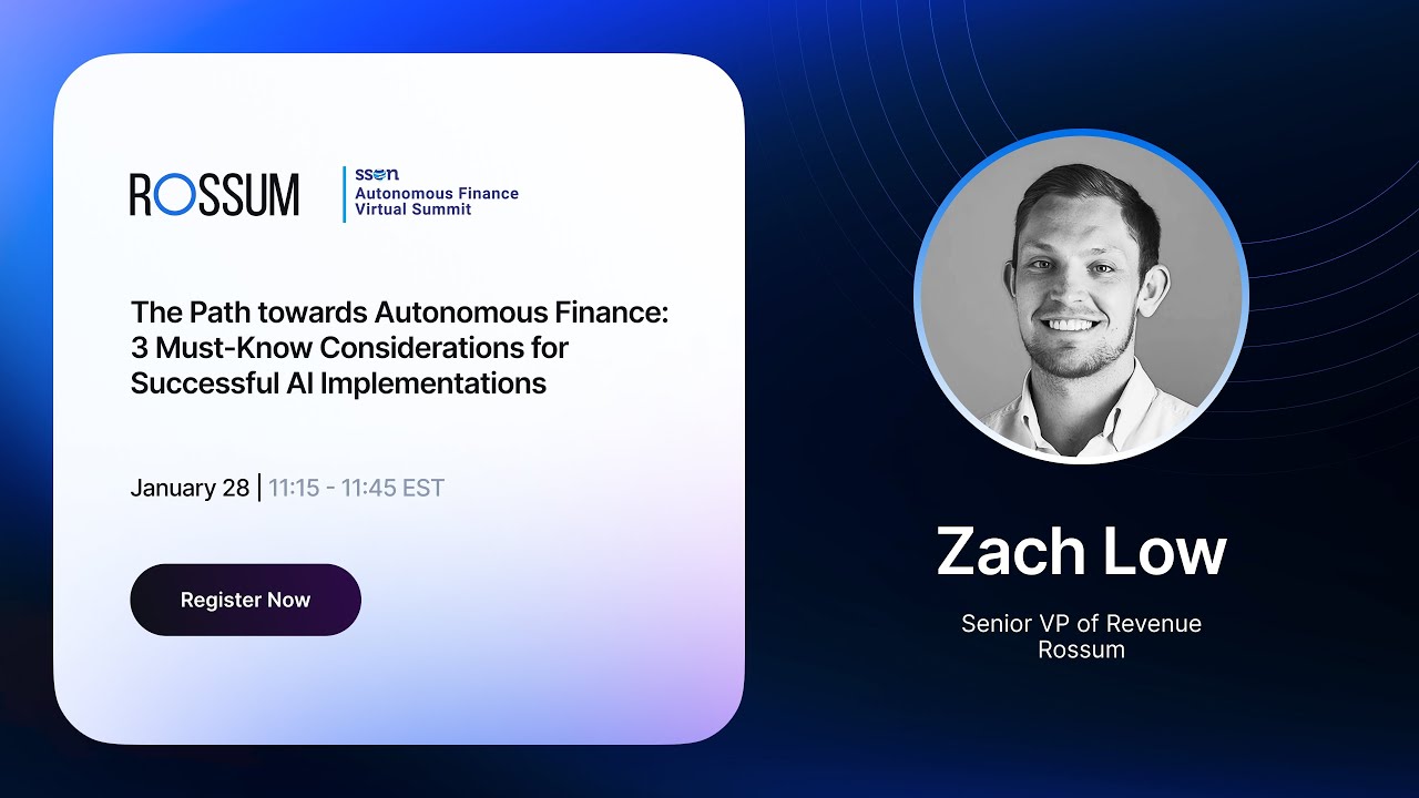 The Path Towards Autonomous Finance: 3 Must-Know Considerations for Successful AI Implementations