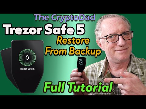 How to Restore from Backup Phrase on Trezor Safe 5: Full ...