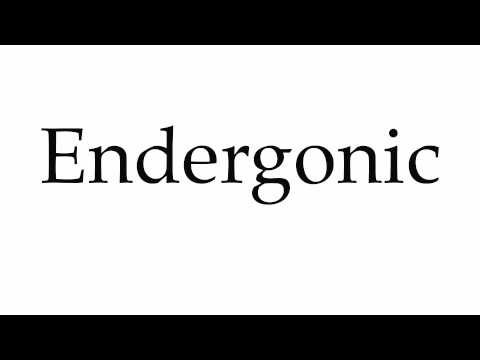 How to Pronounce Endergonic
