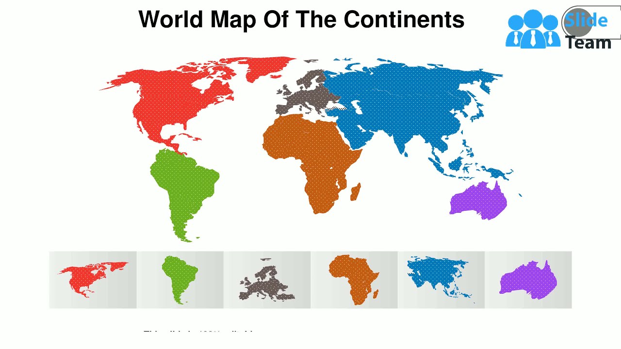 World Map Of The Continents