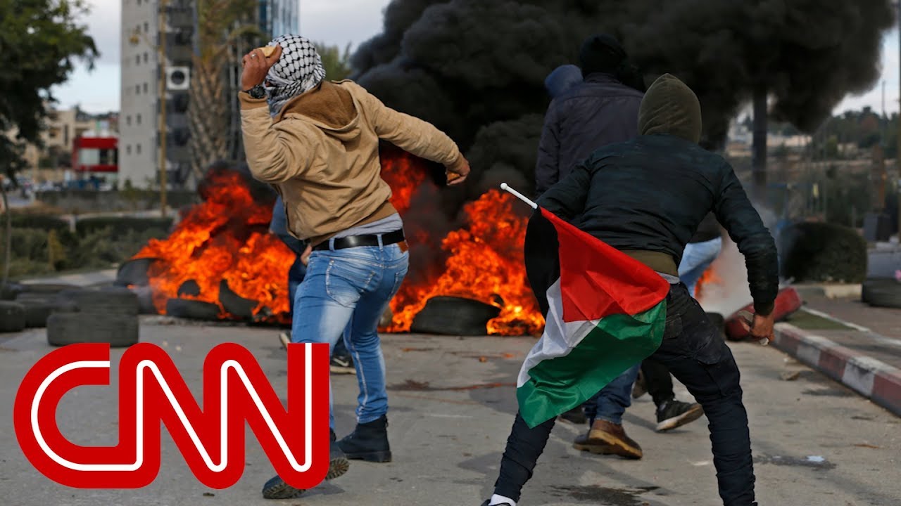Protests in West Bank over Trump's Jerusalem decision