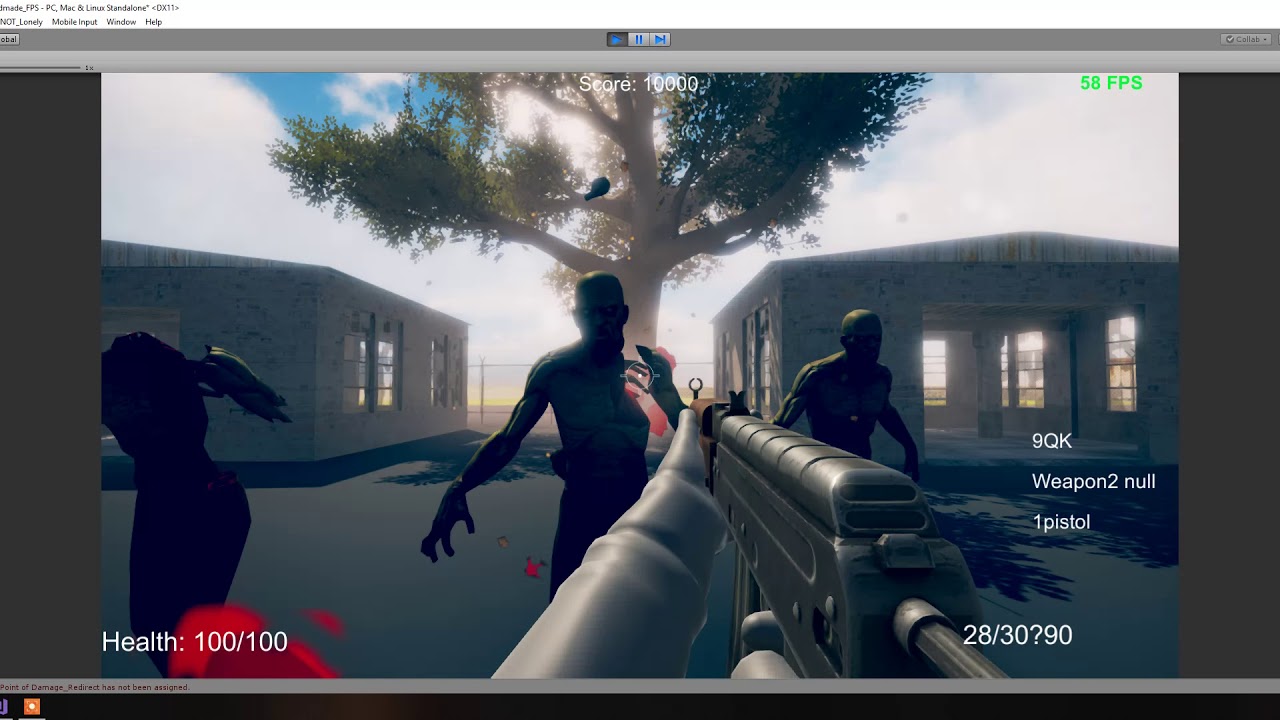 Unity FPS dismemberment test