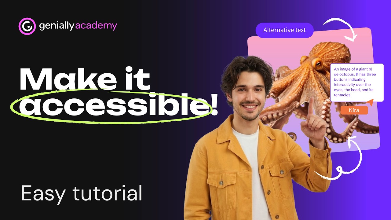 How to create accessible resources with Genially | Tutorial