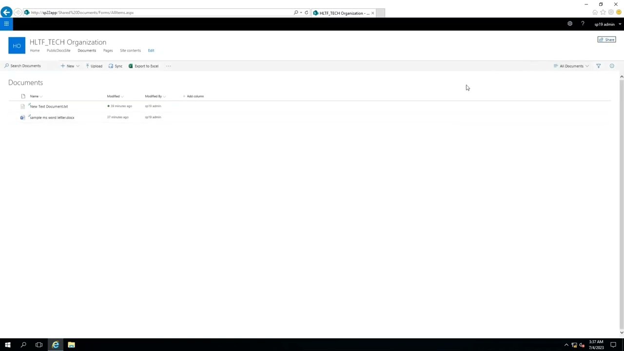 Microsoft exchange integration features with Microsoft SharePoint 2019 onPremise environment