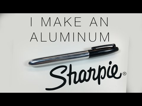 Watch a Plain Aluminium Rod Transformed Into a Lovely Metal Sharpie