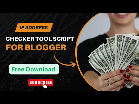 IP Address Checker Tool Script Free Download For Blogger | how to create ip address tool on blogger