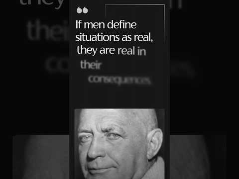 Thomas Theorem #shorts #psychology #quotes #life