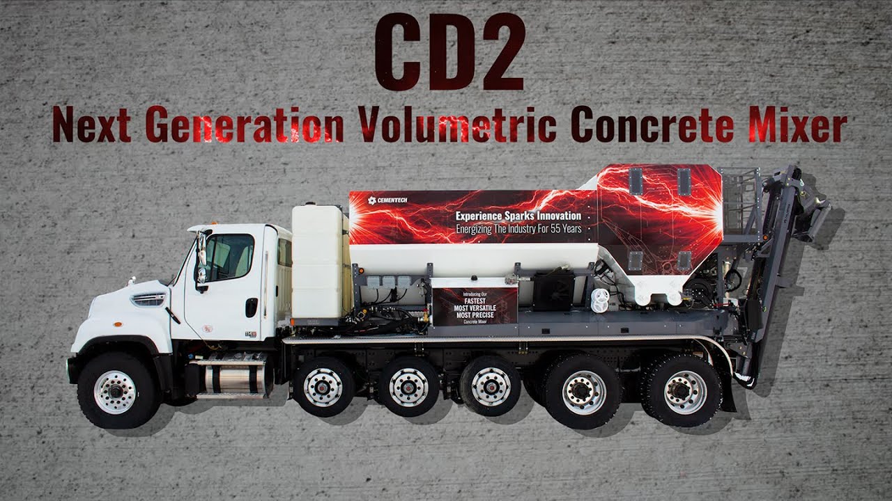 CD2 Dual Bin Volumetric Concrete Mixer