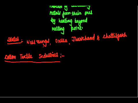Distribution of major Industries Video Lecture - Class 8