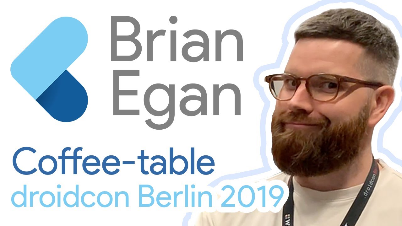 Brian Egan - Flutter Coffee-table Berlin 2019