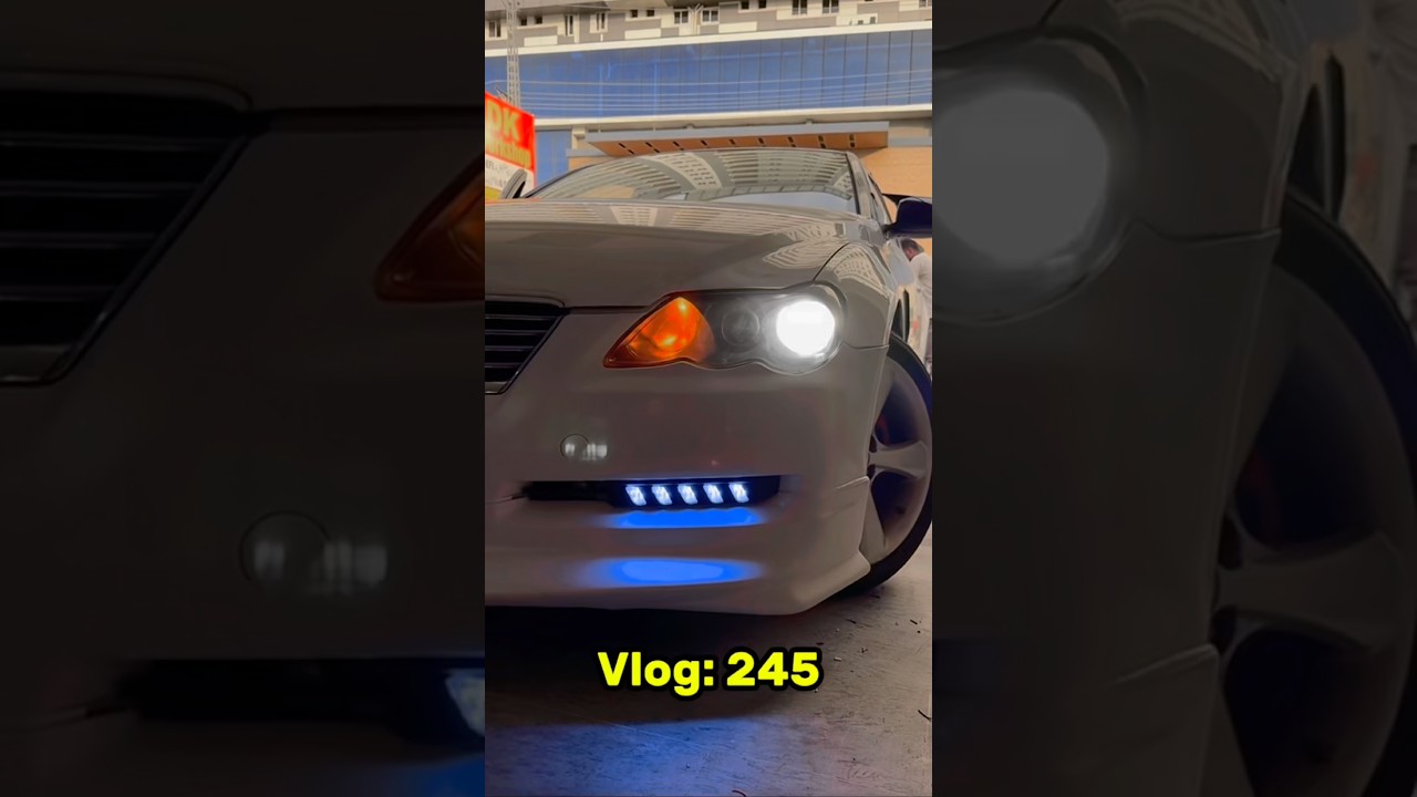 Vlog: Bumper lights for Mark X😍    #moixx #markx #drl #modified #criminal