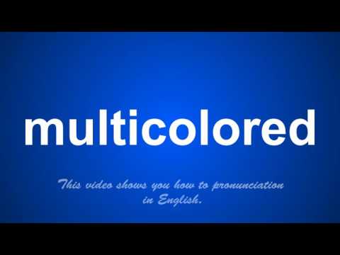 the correct pronunciation of multifaceted in English.