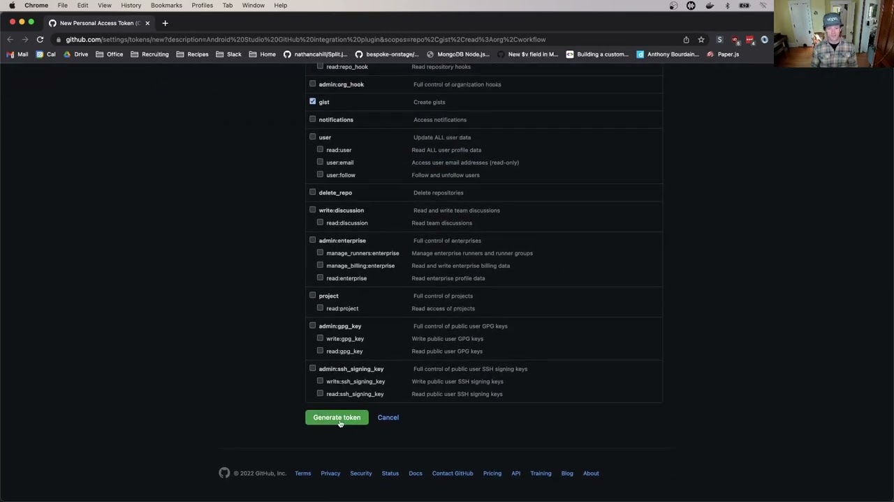 CS 124 Fall 2022: MP0: Creating a GitHub Access Token