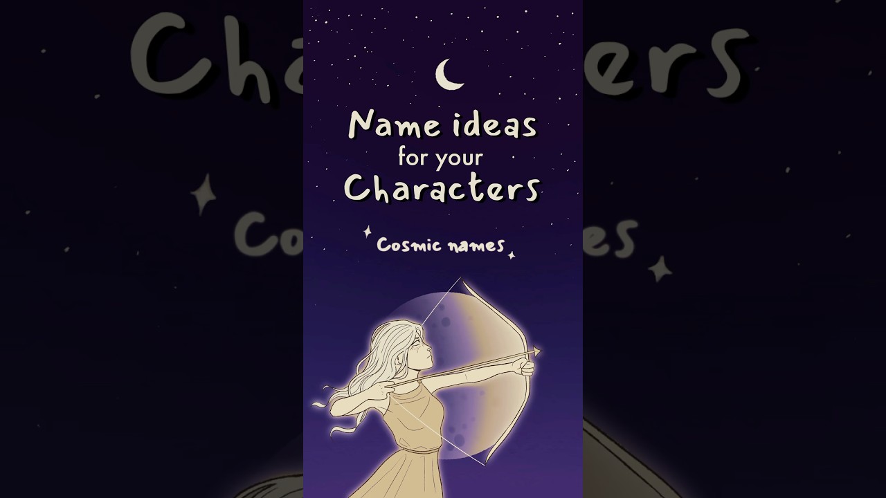 name ideas for your characters: cosmic names 💫#writing #originalcharacter #oc #character