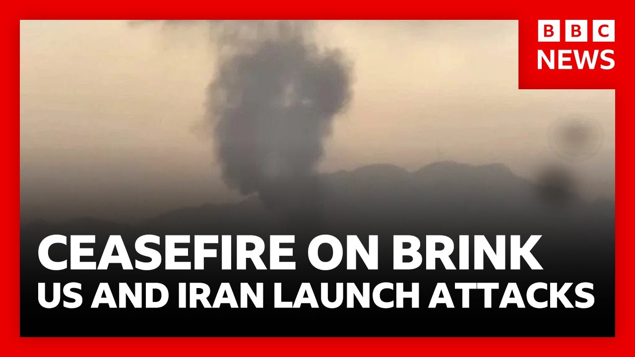 Ceasefire on brink: Trump says Iran will be “blown off face of earth” it it hits US ships | BBC News