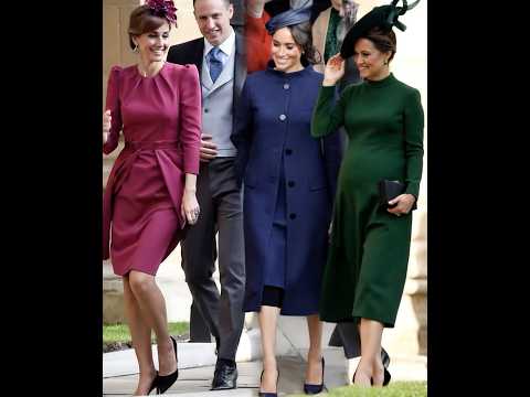 Kate Middleton and his pippa Middleton and #meghanmarkle