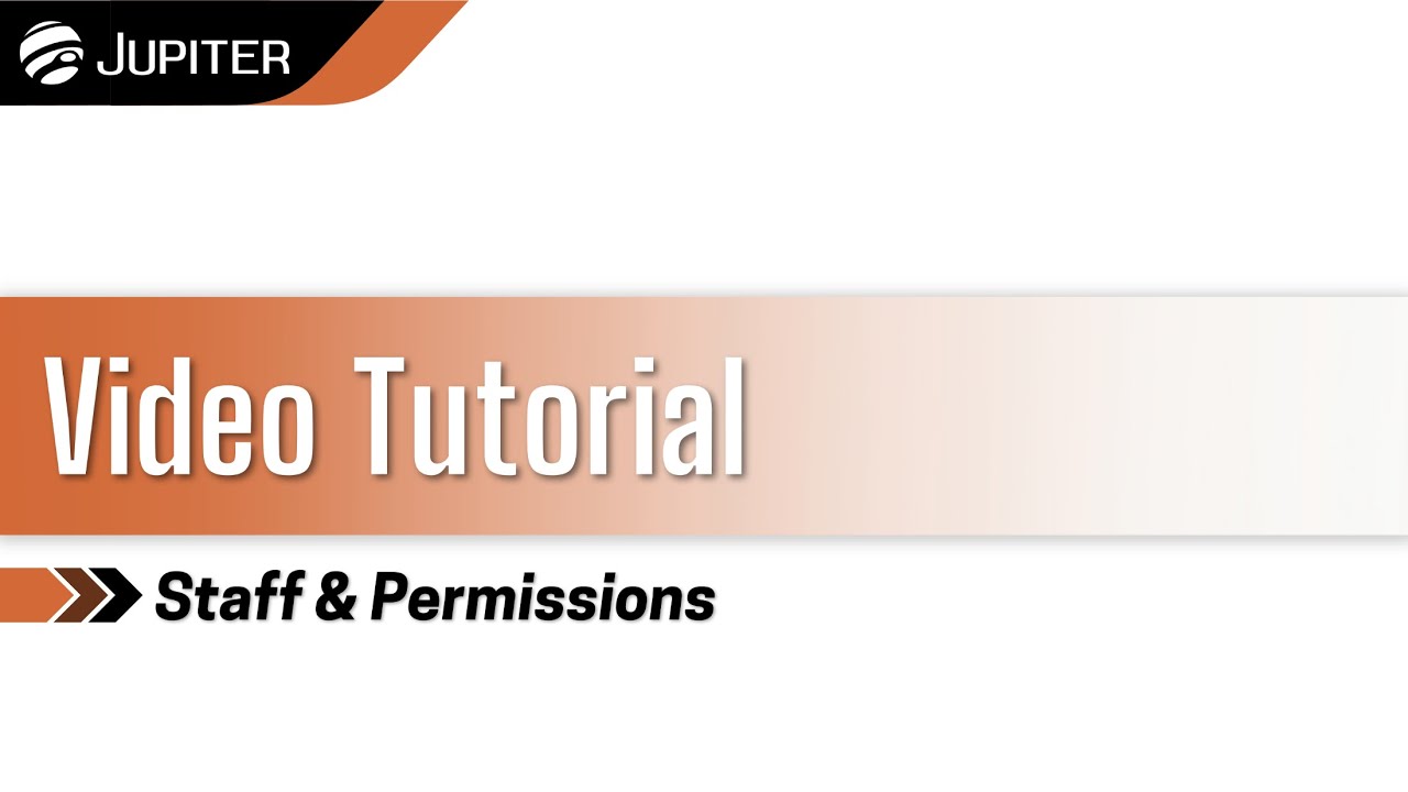 Staff and Permissions