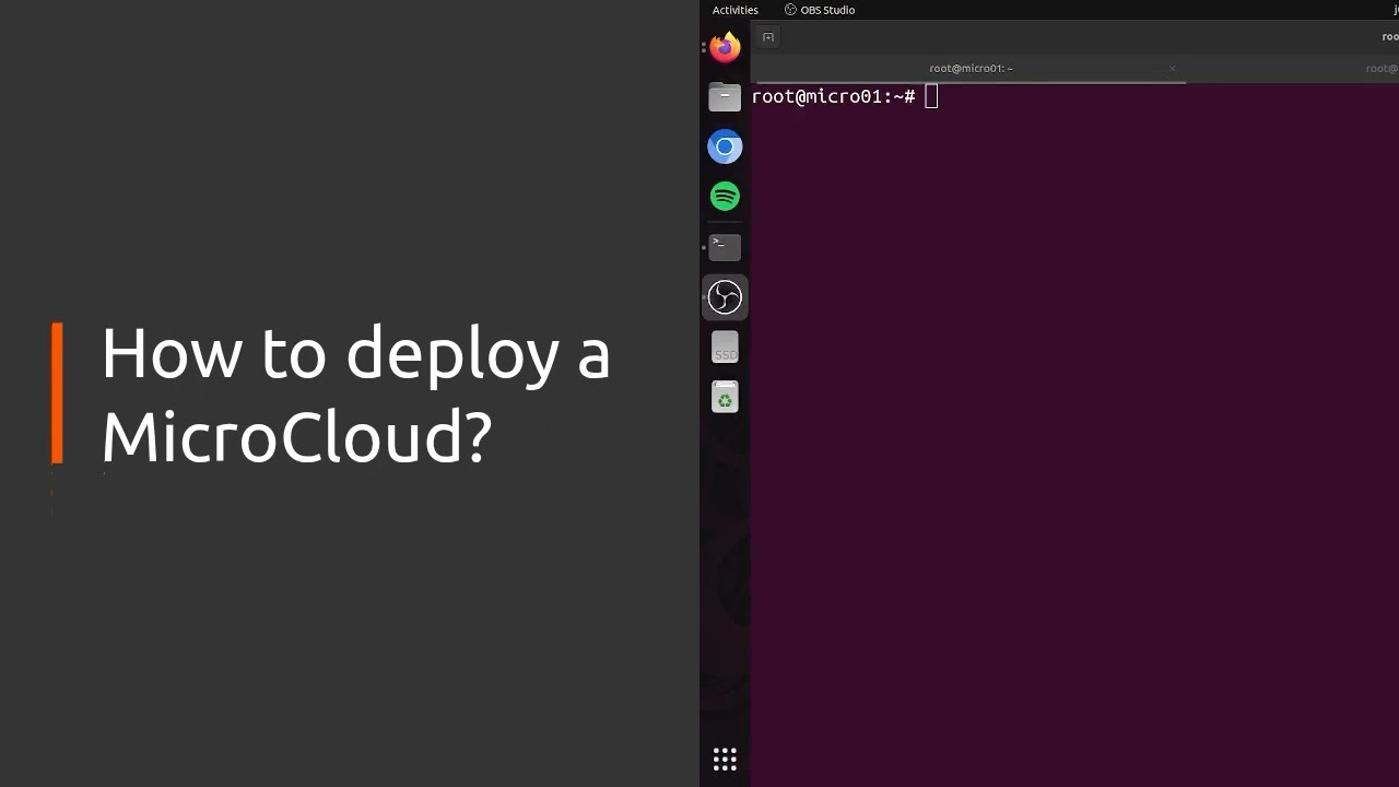 Get started with MicroCloud deployment