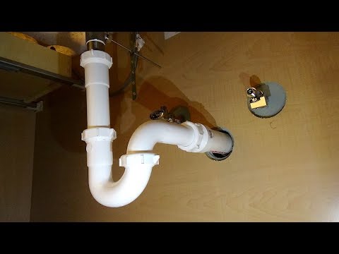 How to Plumb a Drain - Sink Drain Pipes