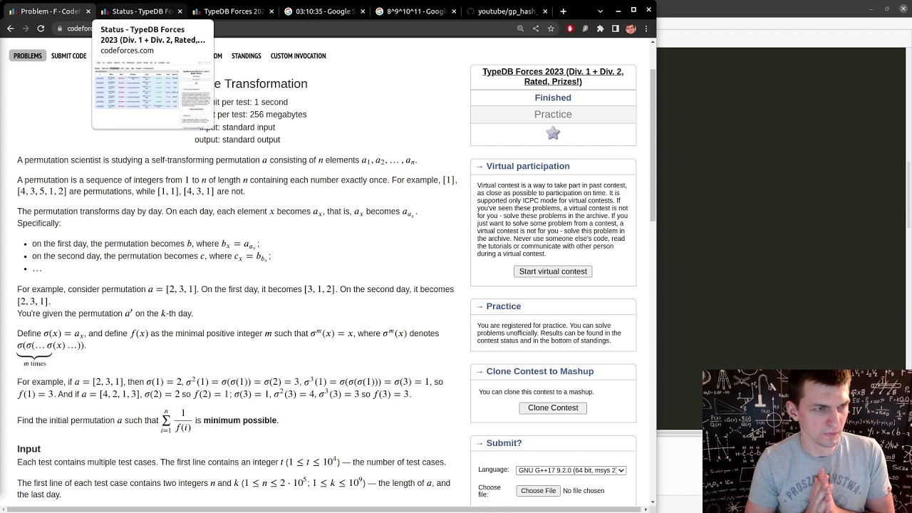 Codeforces TypeDB live coding