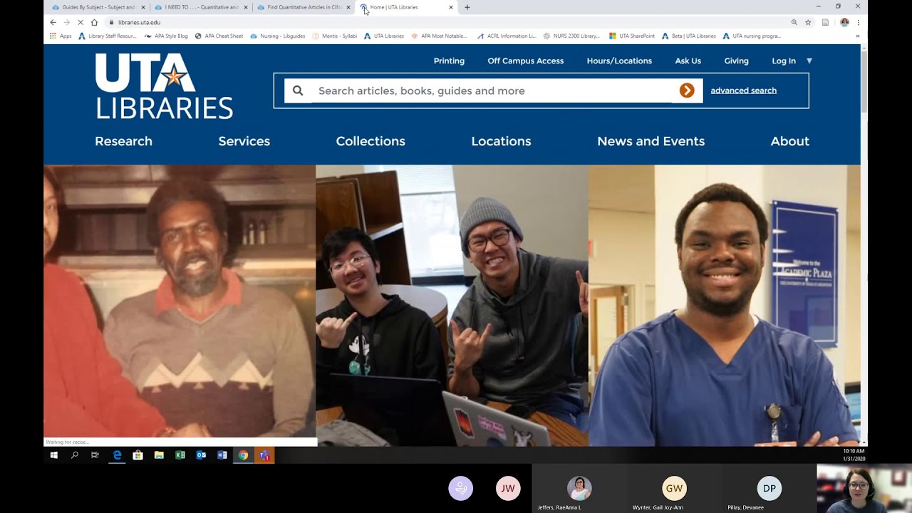 Intro to Libraries Resources | UTA Libraries