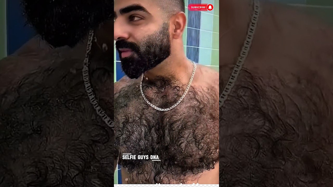 Bear Guy with attractive Physique Beard And Hairy Chest #shorts