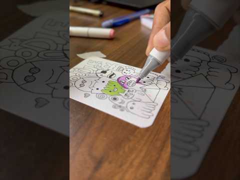 How to draw a doodle art in tamil | doodle art tutorial #satisfying #doodle