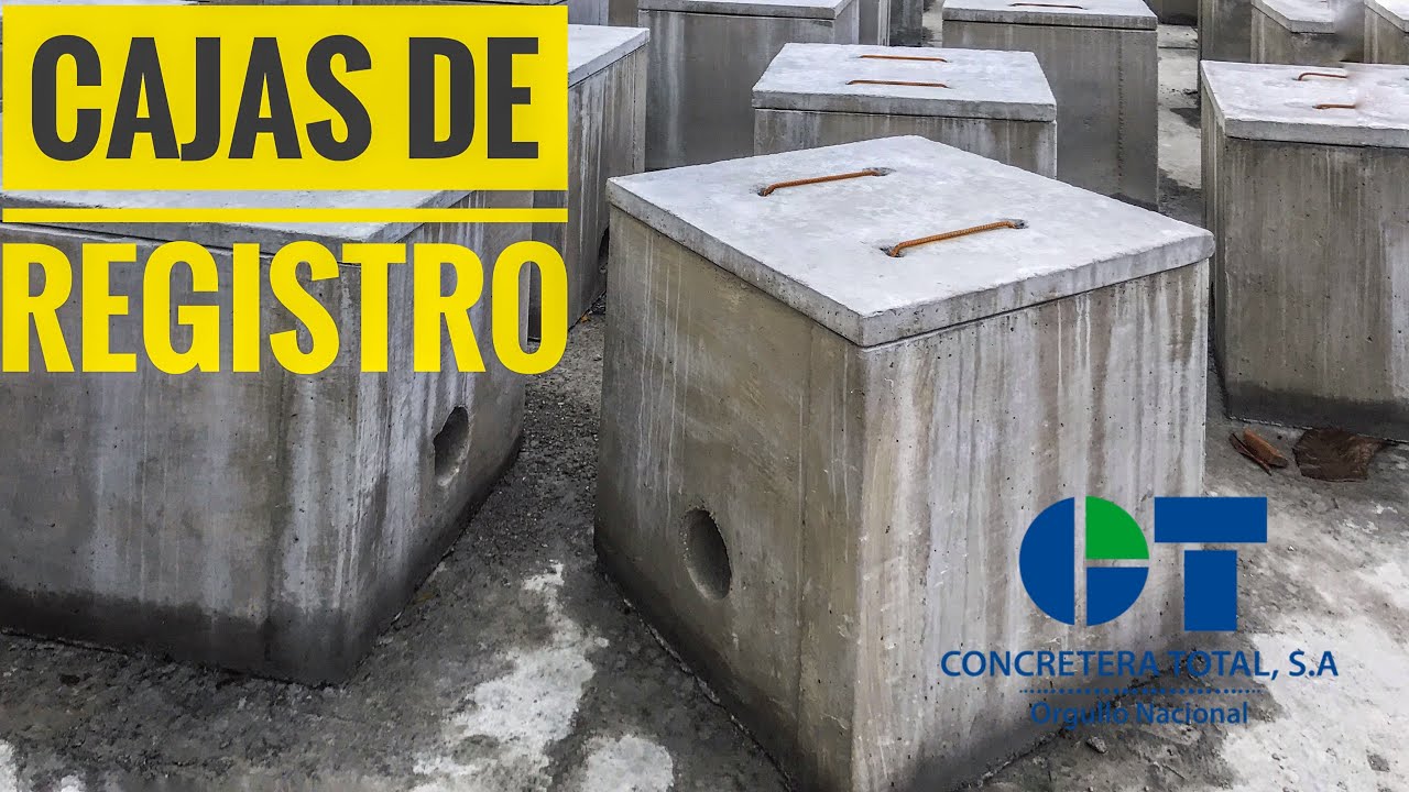Cajas de registro sanitario en Nicaragua - Concretera Total SA