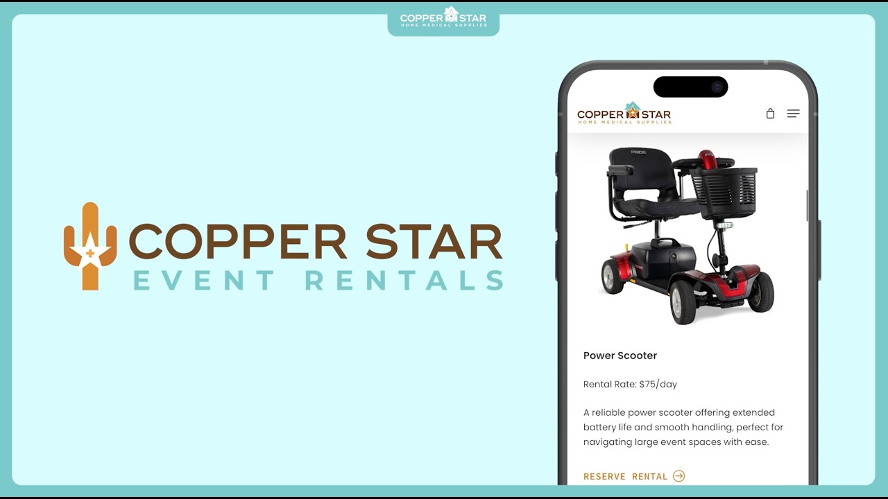 Copper Star Event Rentals | Wheelchair & Mobility Scooter Rentals for Arizona Events