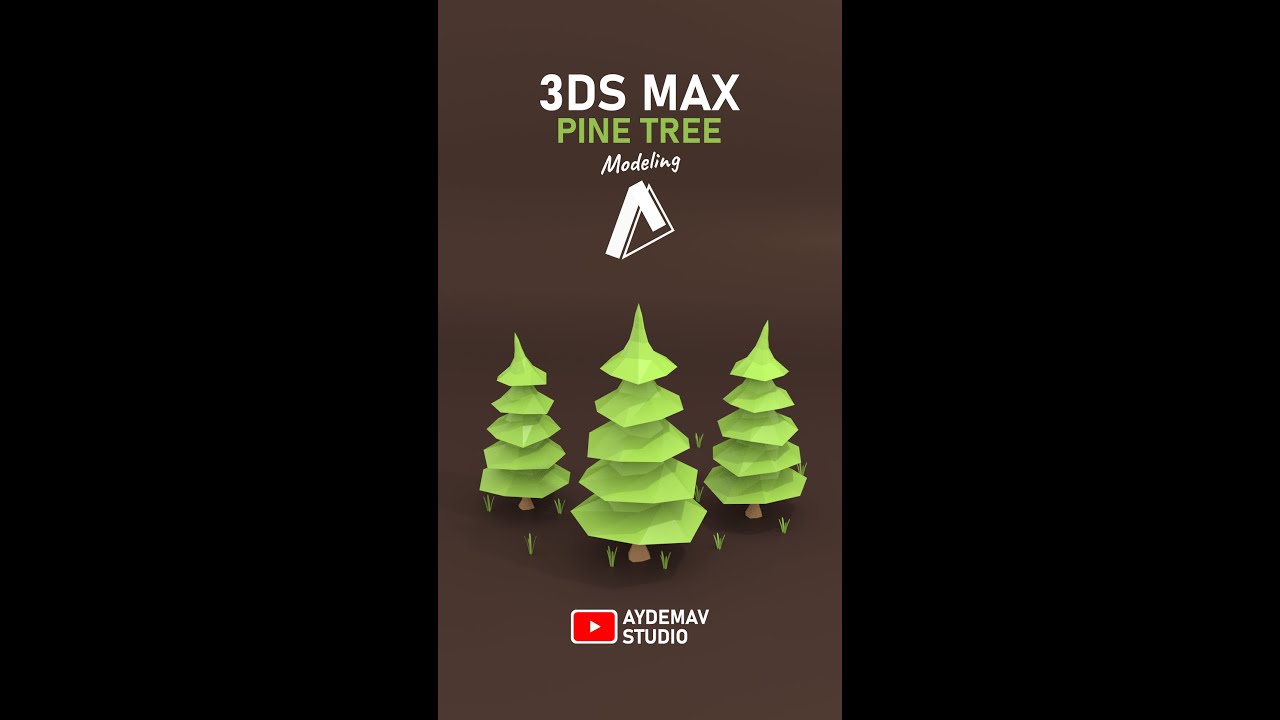 Low Poly Pine Tree Model | 3DS Max