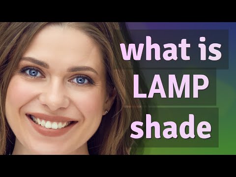 Lamp shade | meaning of Lamp shade