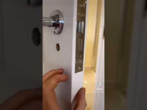 How to fit internal door handles using the through bolts provided