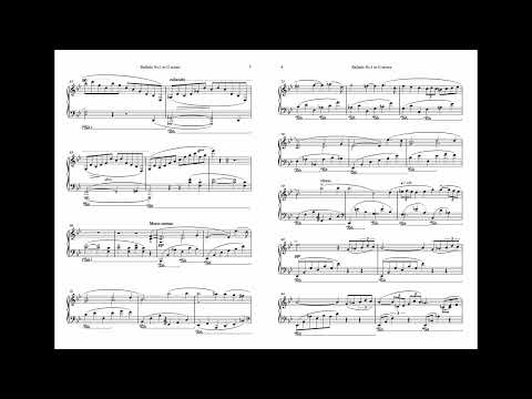 Chopin — Ballade No.1 in G minor (Sheet Music)
