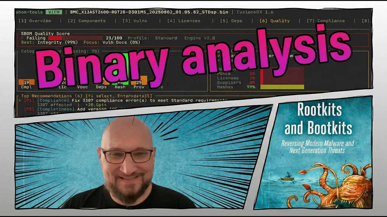 Supply chain security / binary analysis / sbom-tools demo with Alex Matrosov