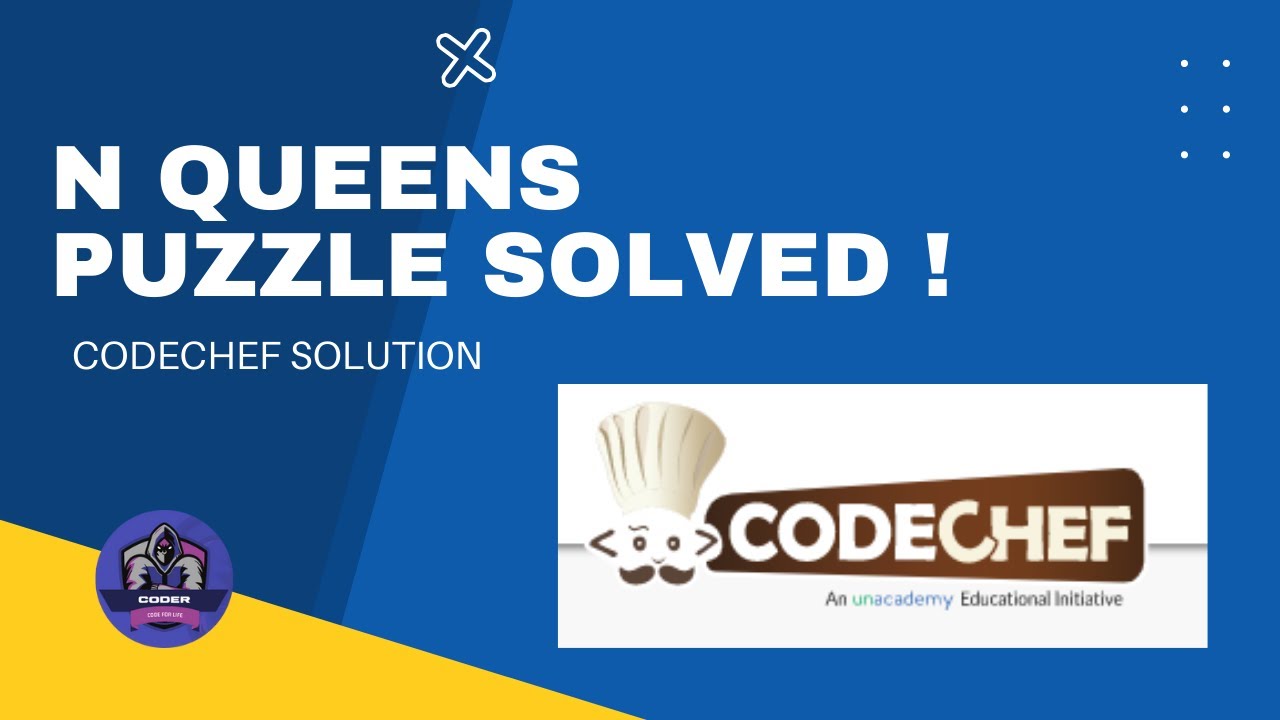 N Queens Puzzle Solved ! Problem Code: EUREKA | Python Coder | CodeChef